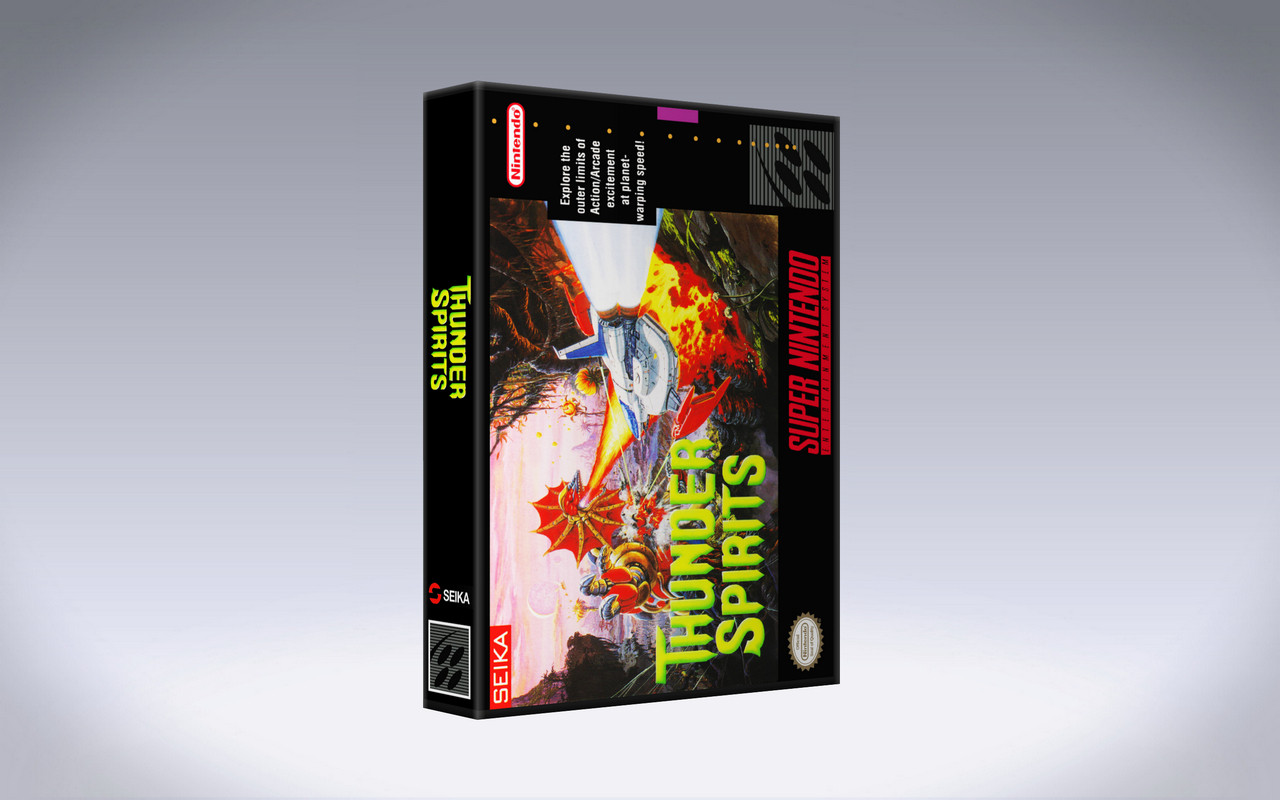 Gaming Relics - Super Nintendo - Retail Style - Thunder Spirits