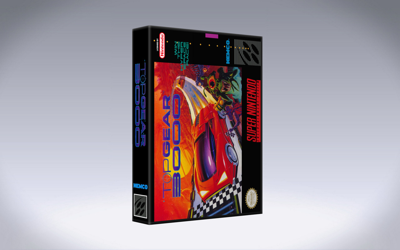 Gaming Relics - Super Nintendo - Retail Style - Top Gear 3000