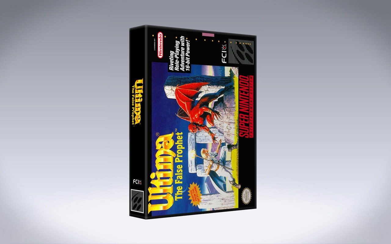 Gaming Relics - Super Nintendo - Retail Style - Ultima VI: The False ...