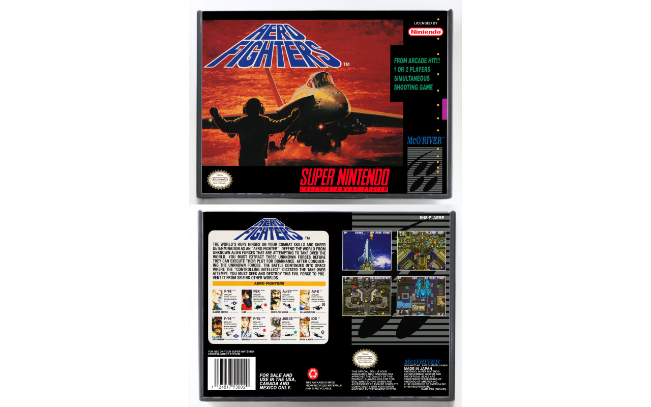 Gaming Relics - Super Nintendo - Aero Fighters