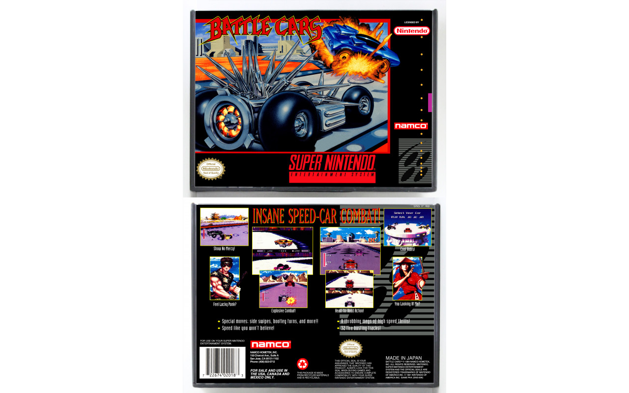 Gaming Relics - Super Nintendo - Retail Style - Battle Cars