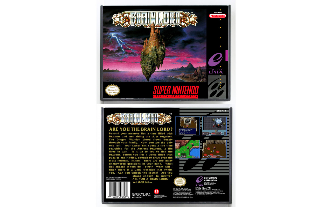 Gaming Relics - Super Nintendo - Brain Lord