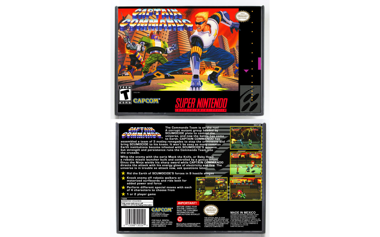 Gaming Relics - Captain Commando
