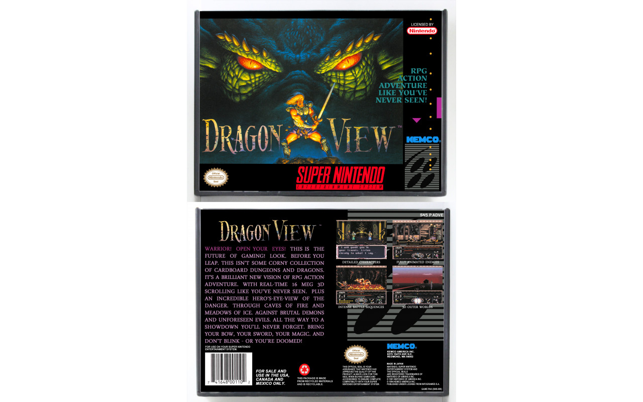 Gaming Relics - Super Nintendo - Dragon View