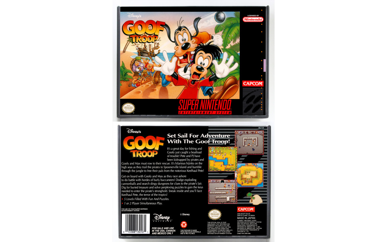Gaming Relics - Super Nintendo - Disney's Goof Troop