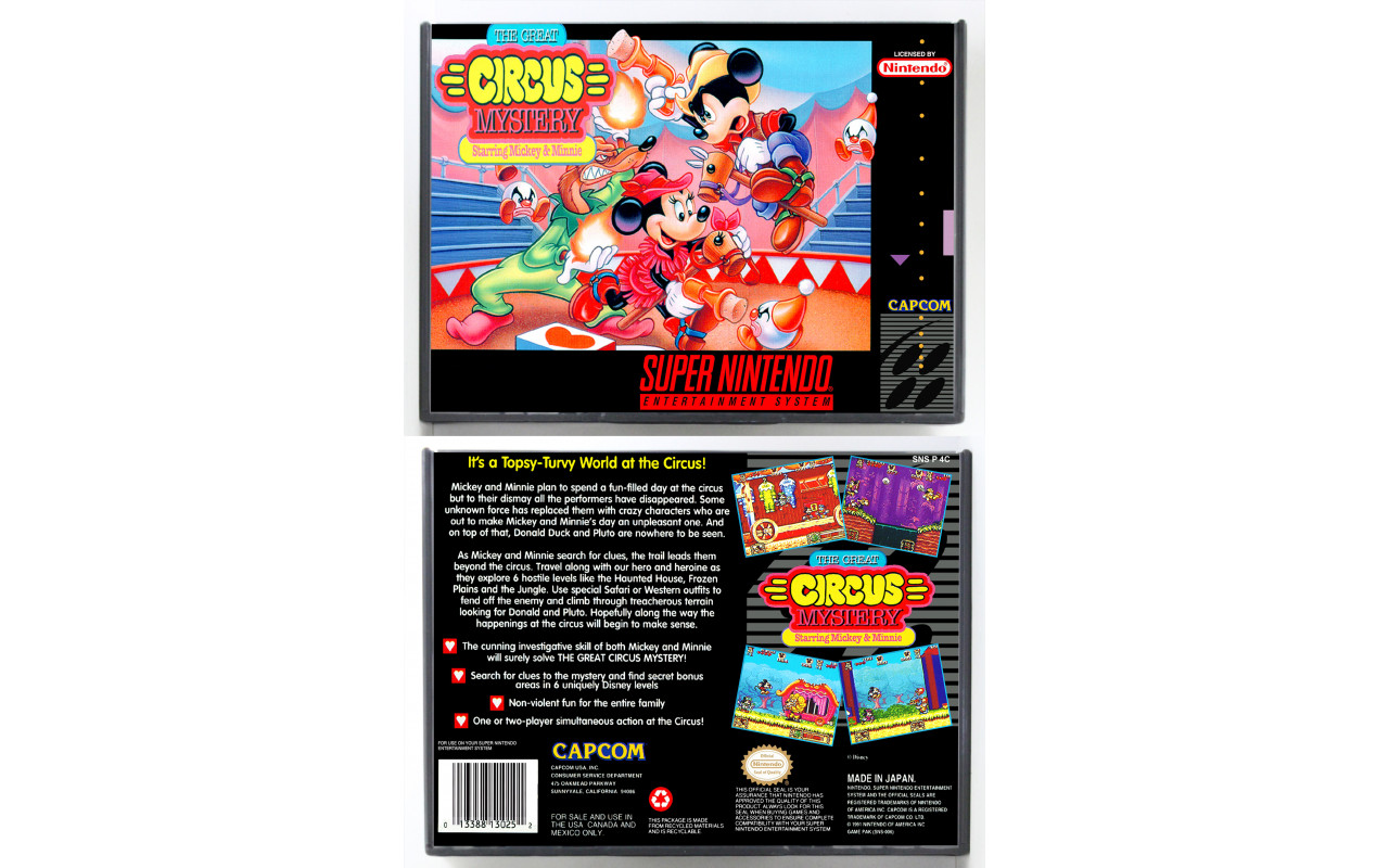 Gaming Relics - Great Circus Mystery Starring Mickey & Minnie