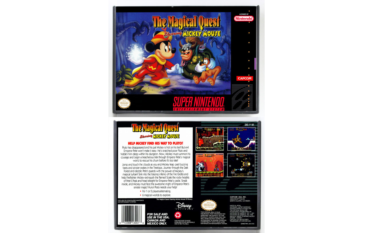 Gaming Relics - Super Nintendo - Magical Quest Starring Mickey Mouse