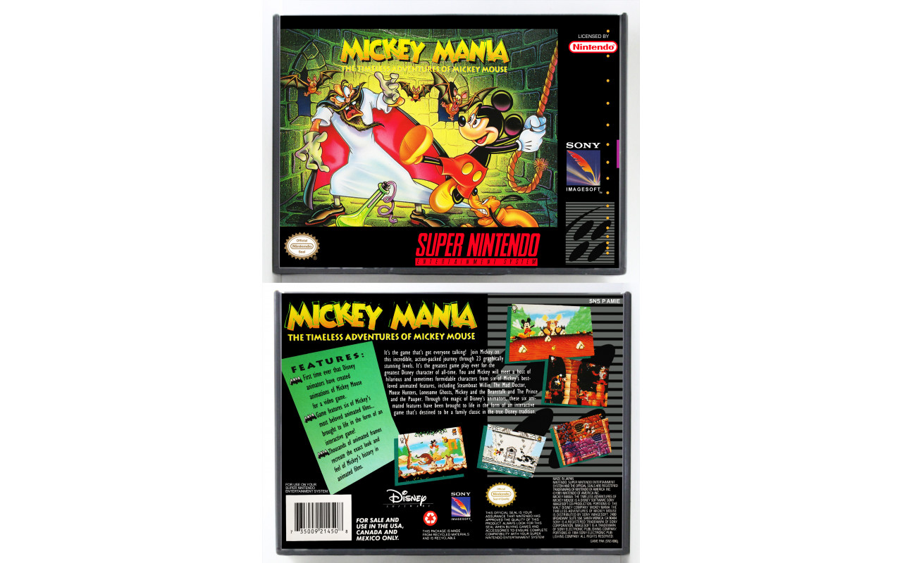Gaming Relics - Mickey Mania: The Timeless Adventures of Mickey Mouse
