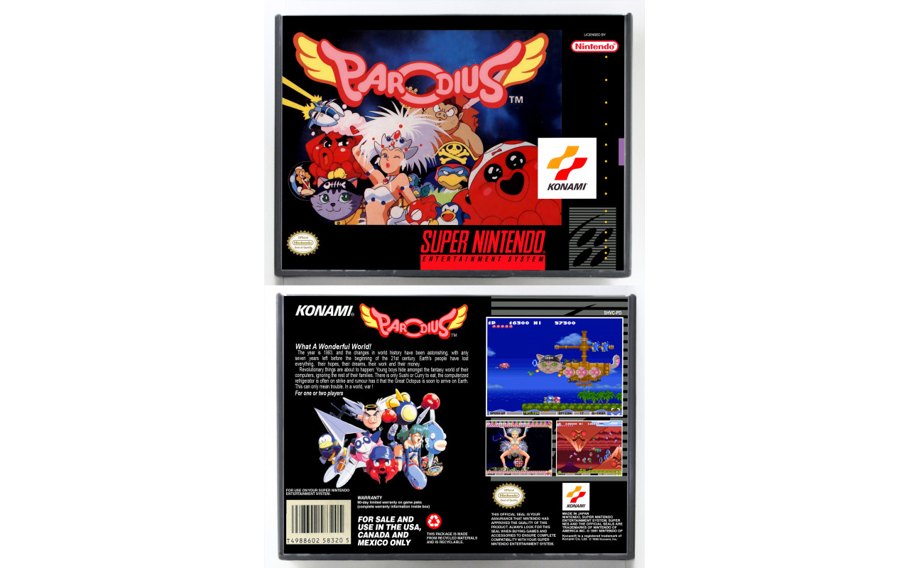 Gaming Relics - Super Nintendo - Retail Style - Parodius Da! (SNES/SFC ...