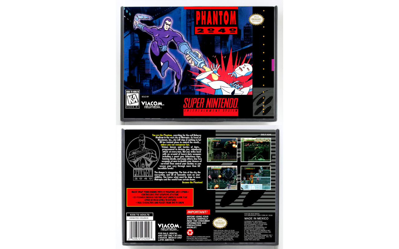 Gaming Relics - Super Nintendo - Retail Style - Phantom 2040