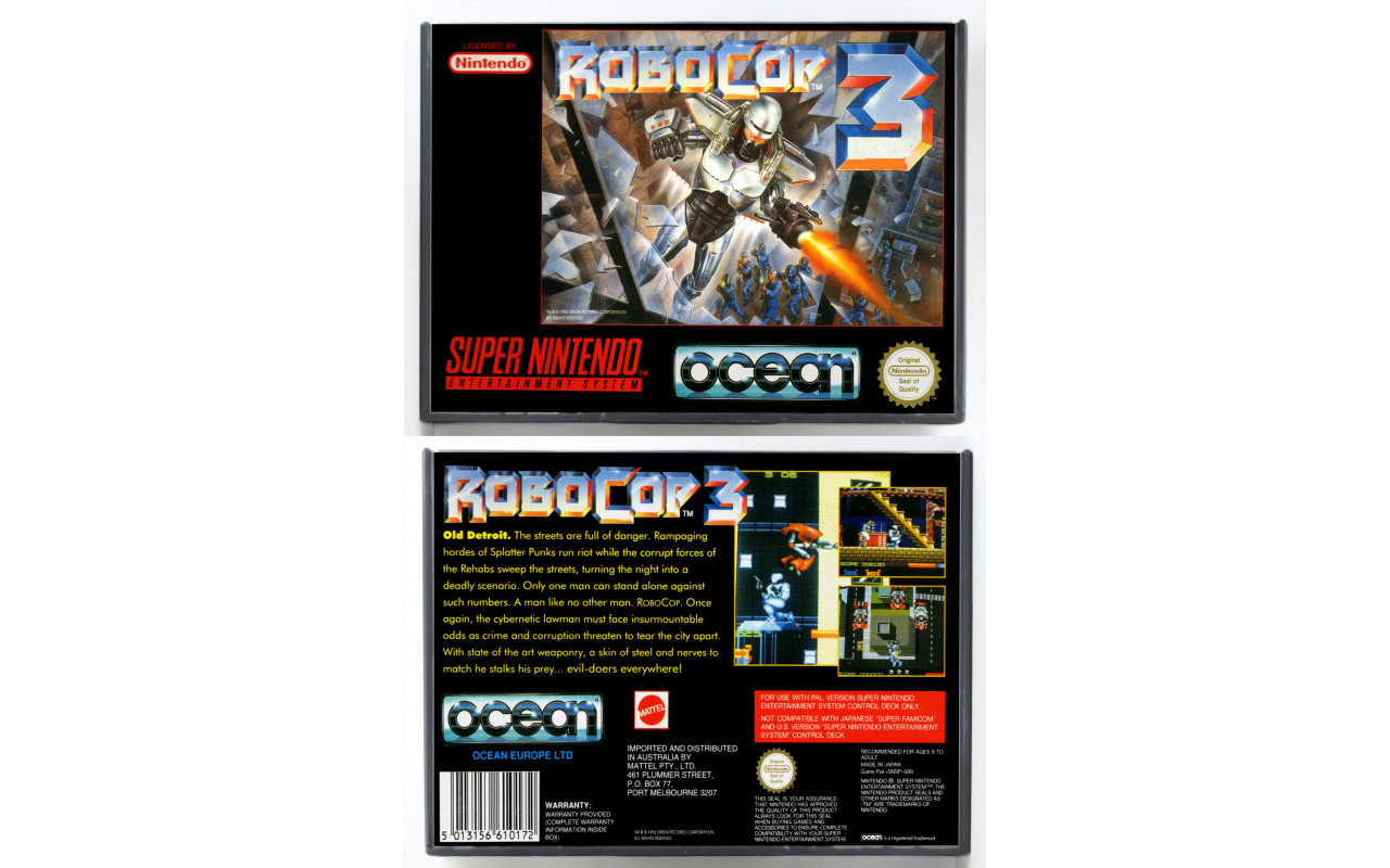 Gaming Relics - Super Nintendo - RoboCop 3