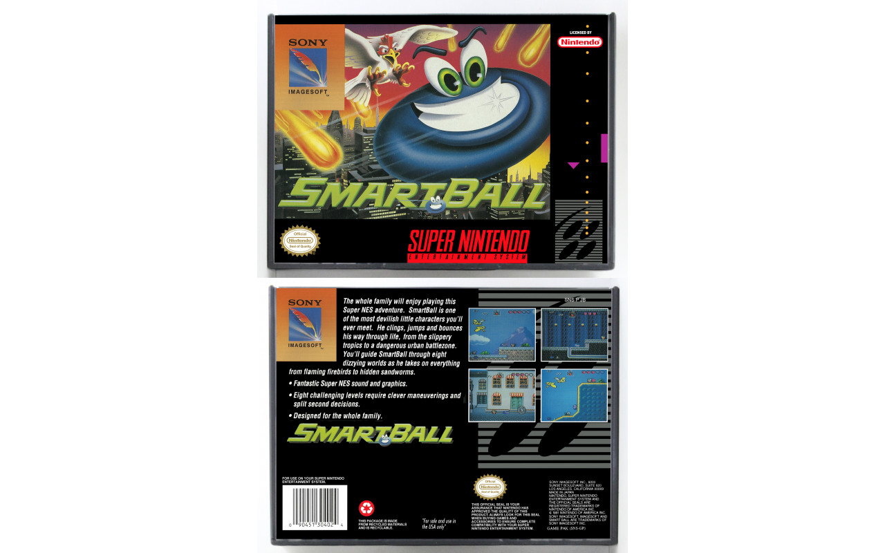 Gaming Relics - Super Nintendo - Retail Style - SmartBall