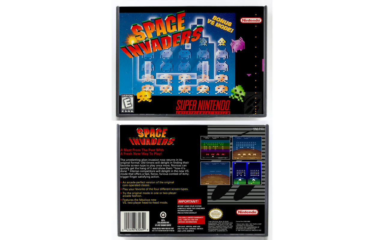 Gaming Relics - Super Nintendo - Space Invaders