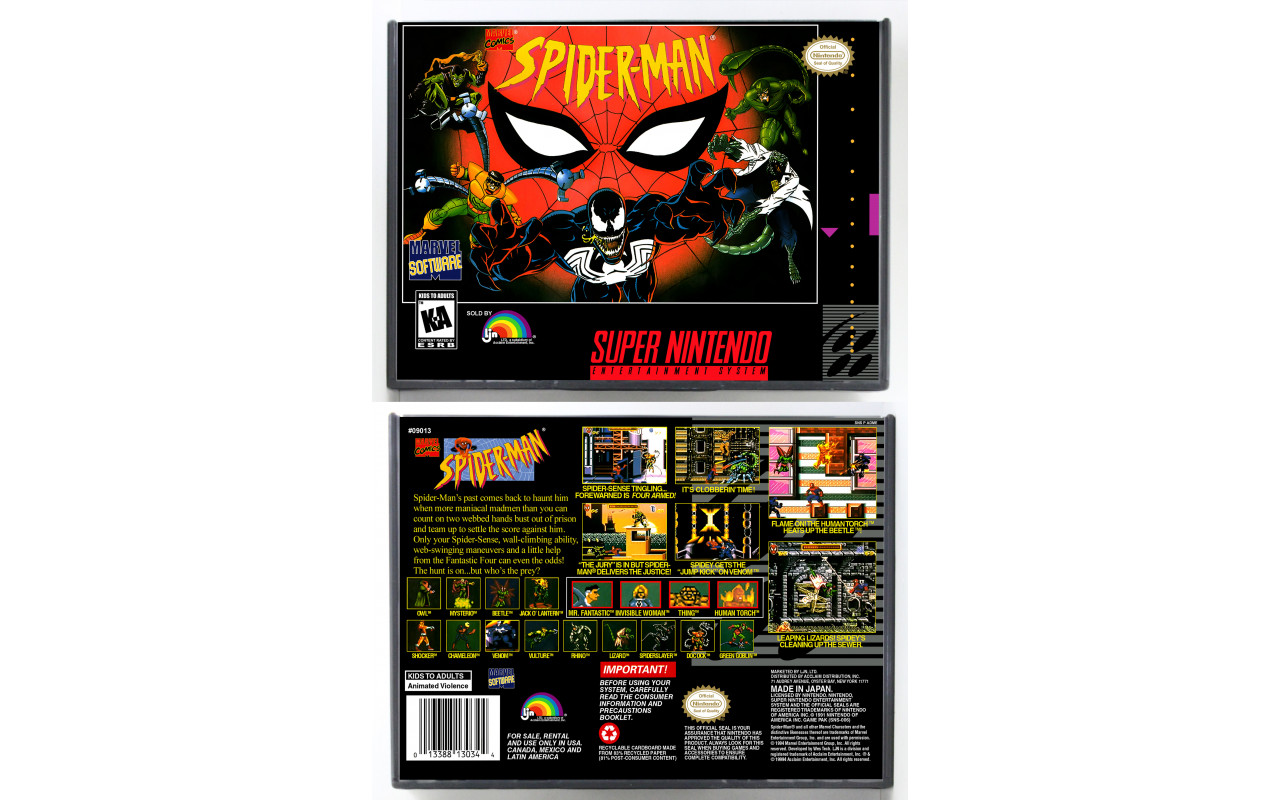 Gaming Relics - Super Nintendo - Spider-Man The Animated Series