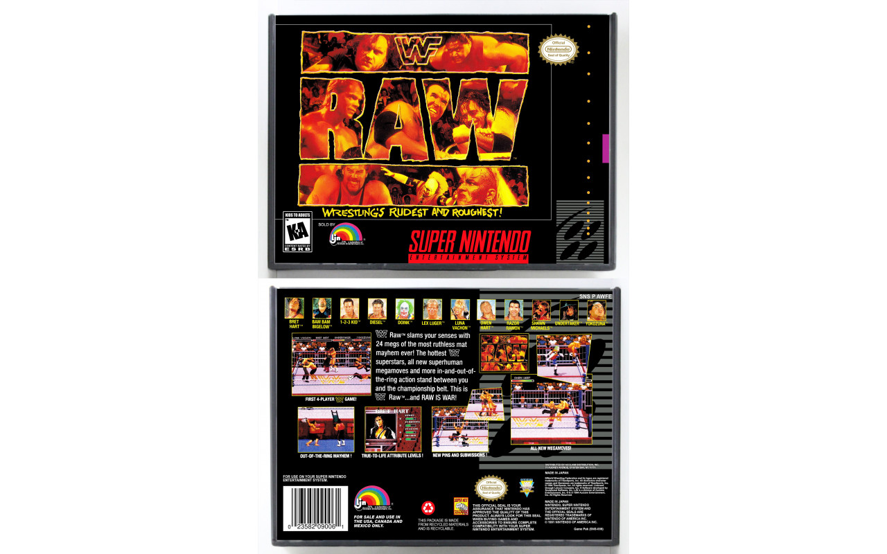 Gaming Relics - Super Nintendo - WWF Raw