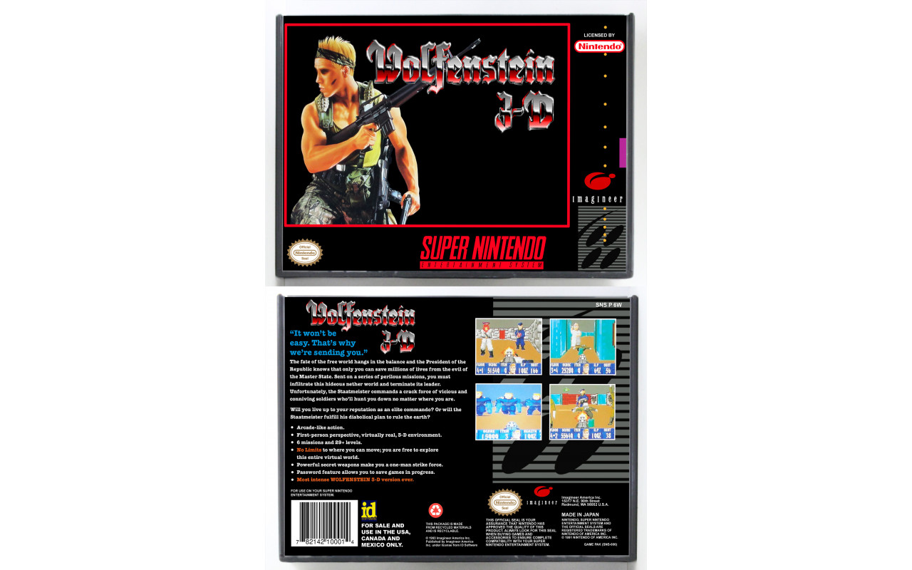 Gaming Relics - Super Nintendo - Wolfenstein 3D