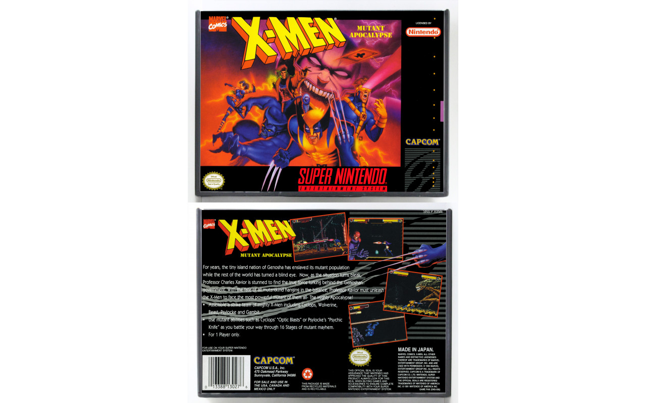 Gaming Relics - Super Nintendo - X-Men: Mutant Apocalypse