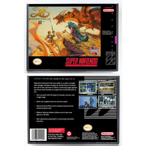 Gaming Relics - Super Nintendo - Retail Style